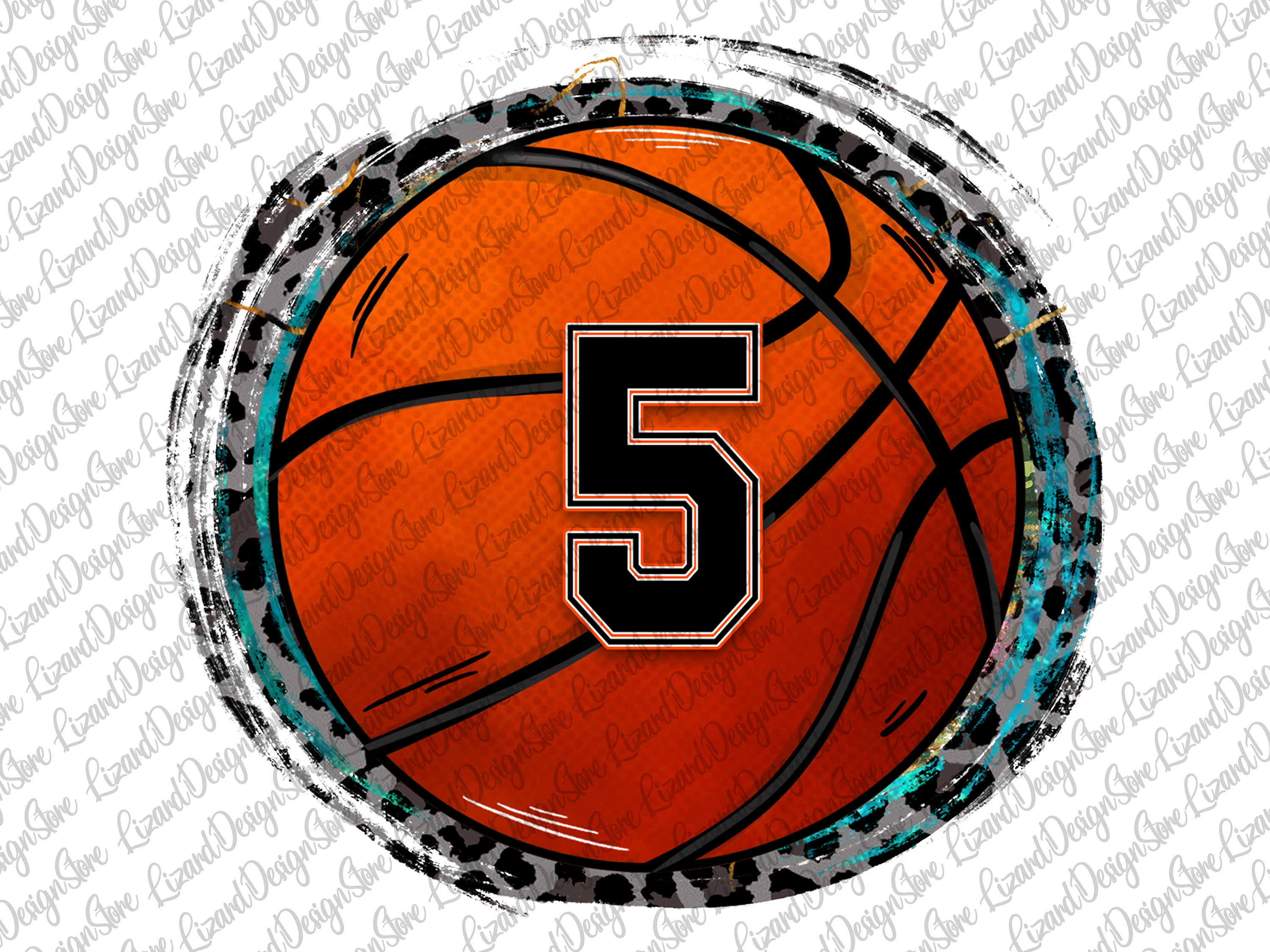 Basketball Number Bundle Design Basketball Number Png 5 10 - Etsy