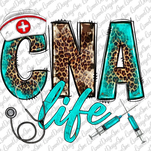 CNA Life Png Sublimation Design Nurse Life Png Western Cna - Etsy