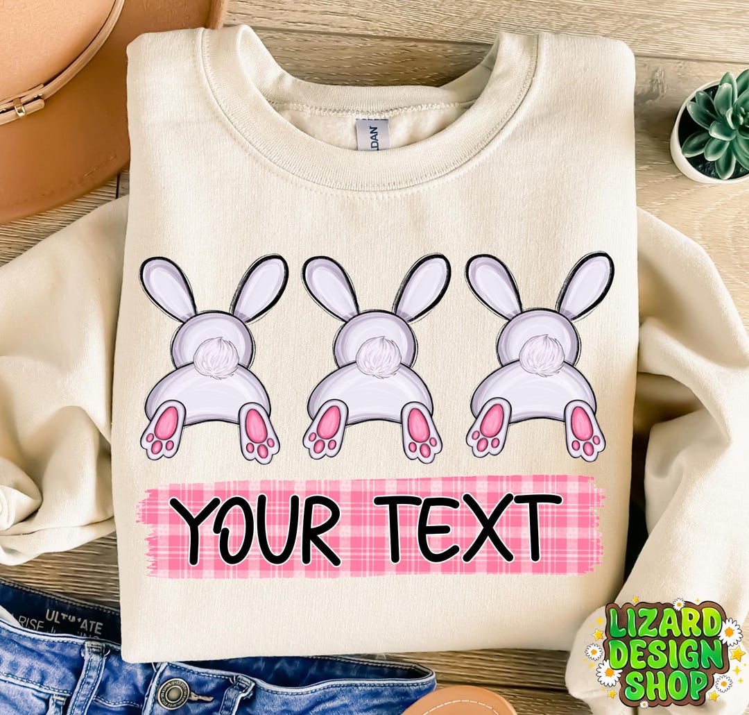 Easter Bunny Name Frame Png Sublimation Design Download, Easter Bunny ...