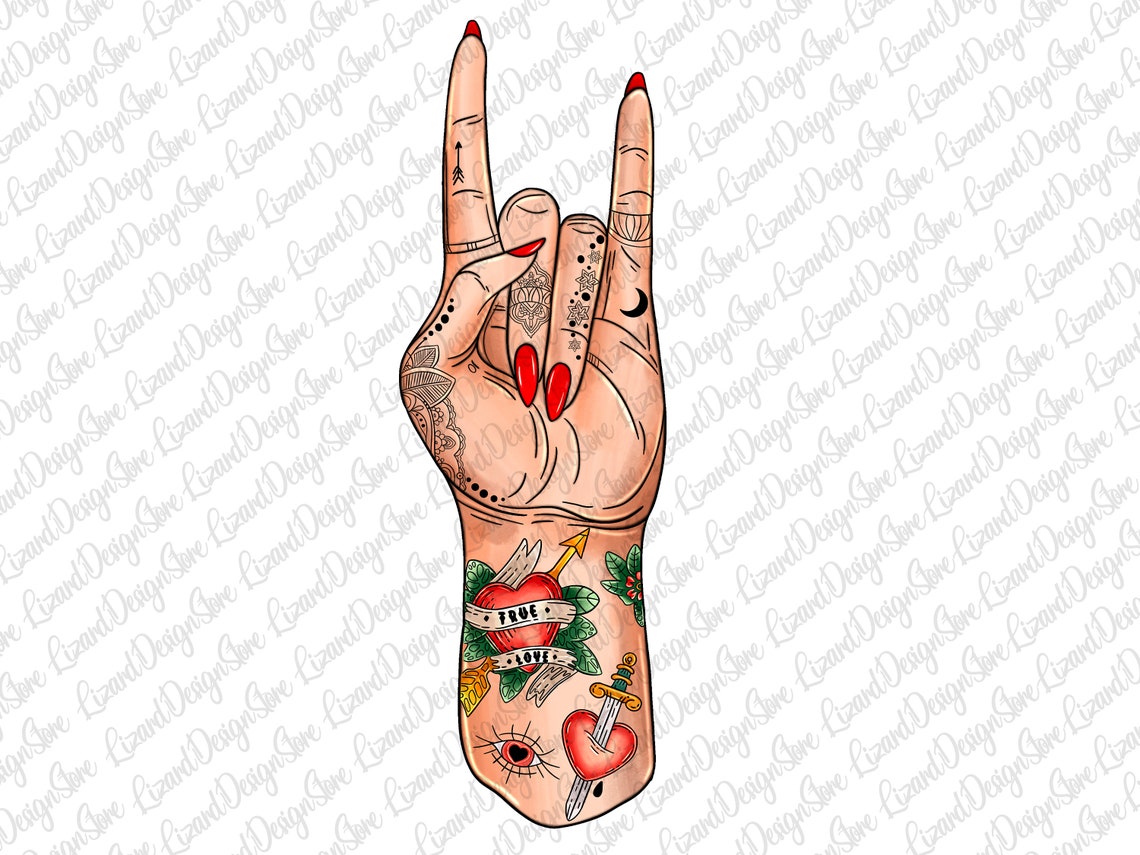 Rock Hand Png Hand Drawing Sublimation Design Rock Png - Etsy