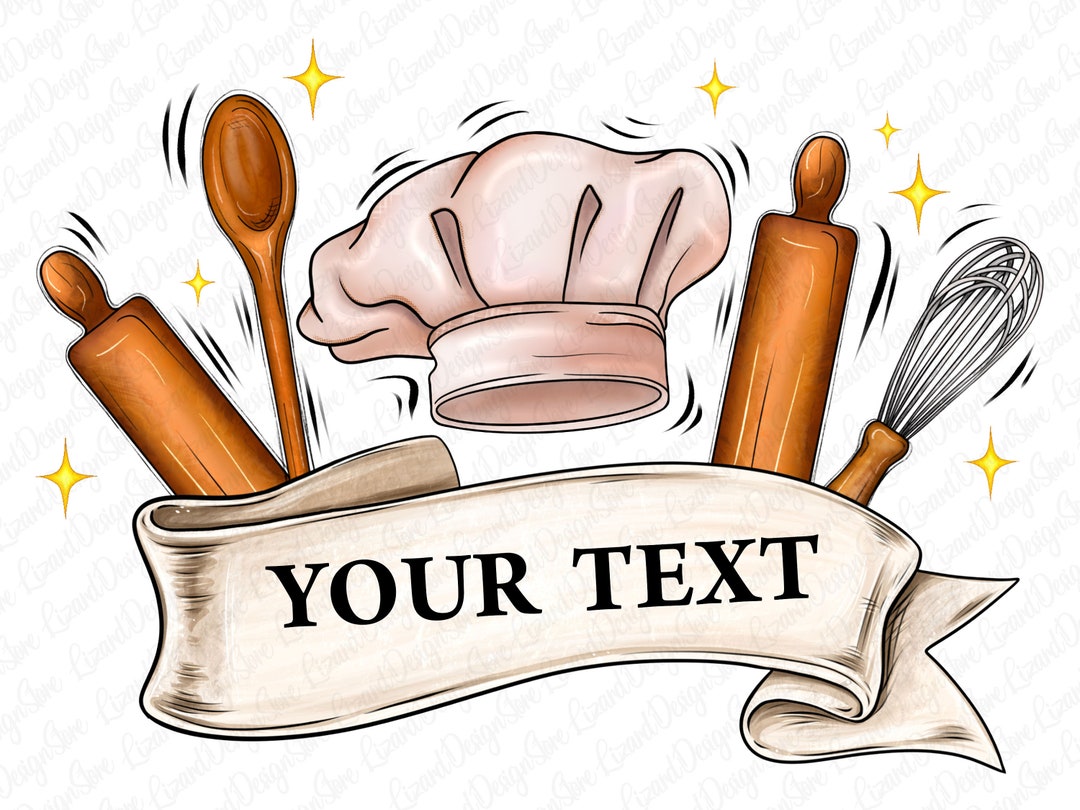 Personalized Chef Tools Png Sublimation Design Download, Kitchen Png ...