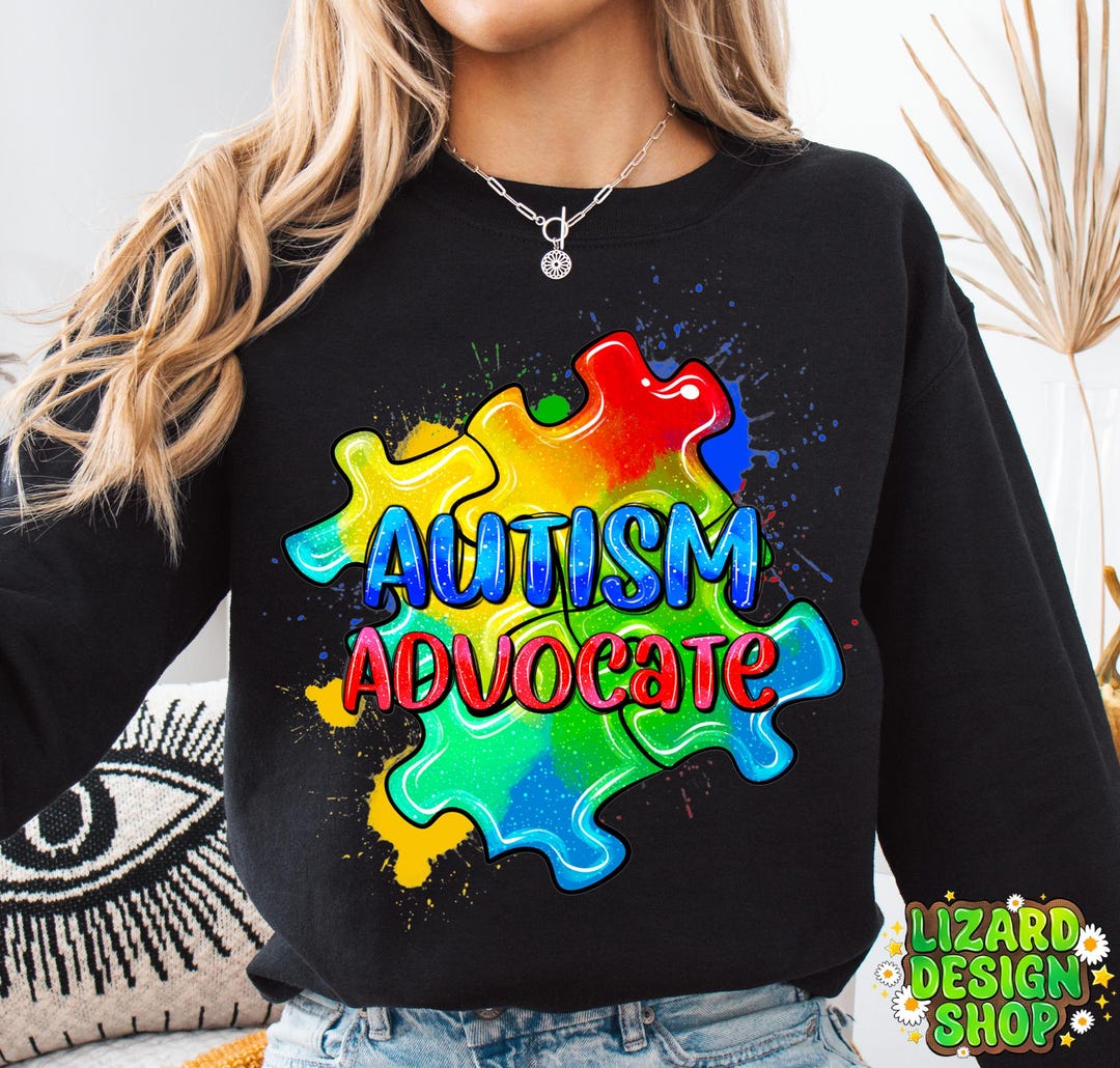 Autism Advocate Png Sublimation Design Download, Autism Awareness Png ...