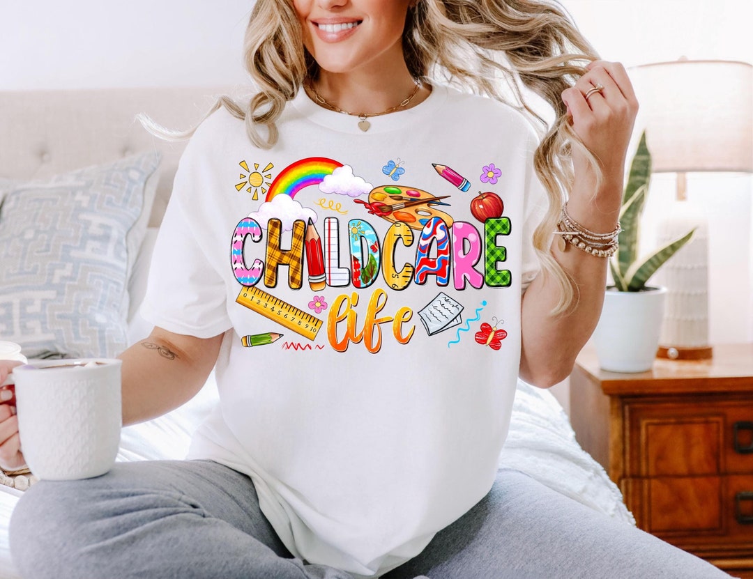 Childcare Life Png Sublimation Design Download, Western Childcare Png ...
