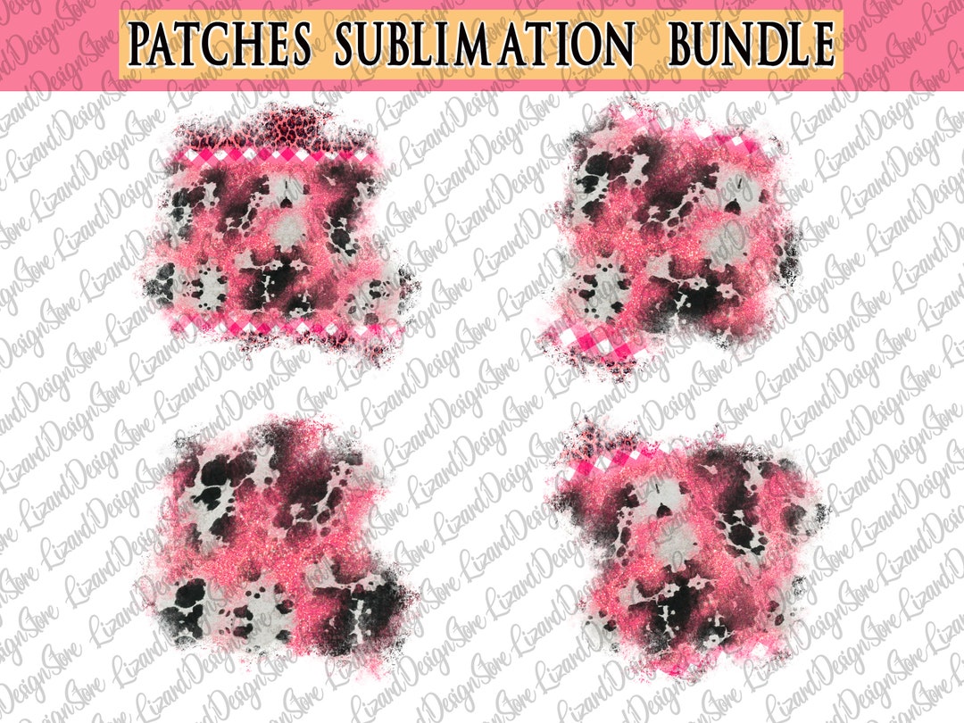 Pink Glitter Leopard Patch Png, Leopard Pink Patch Png, Leopard Print ...