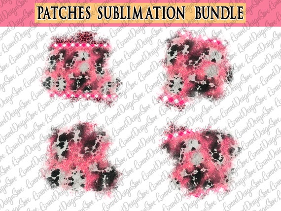 Leopard Print Pink Glitter Backgroundinstant Download Etsy