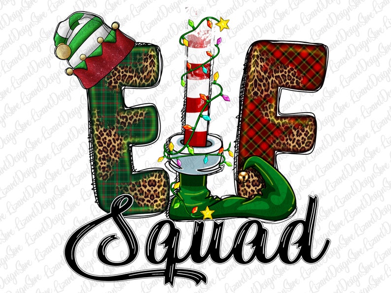 Western Elf Squad Png Sublimation Design Merry Christmas - Etsy