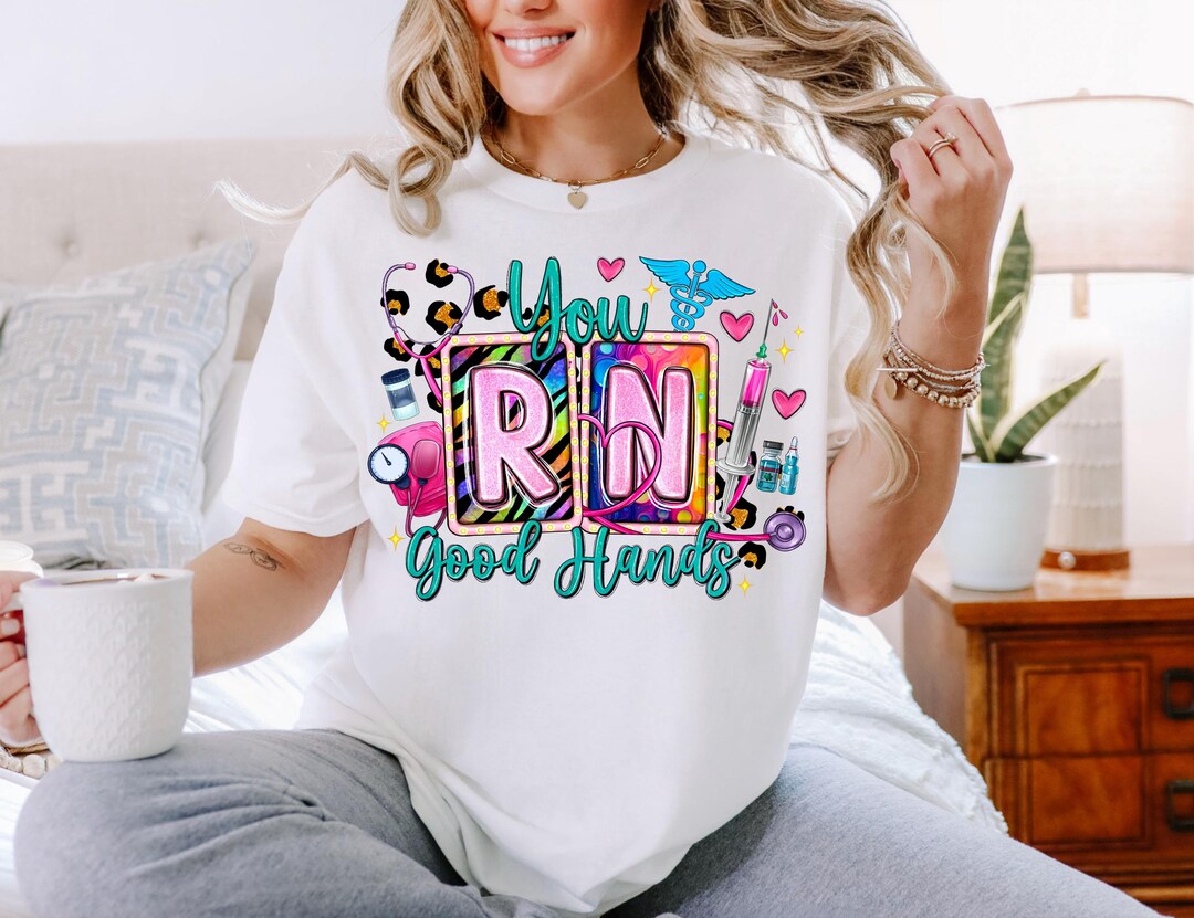 You RN Good Hands Registered Nurse Png Sublimation Design Download ...