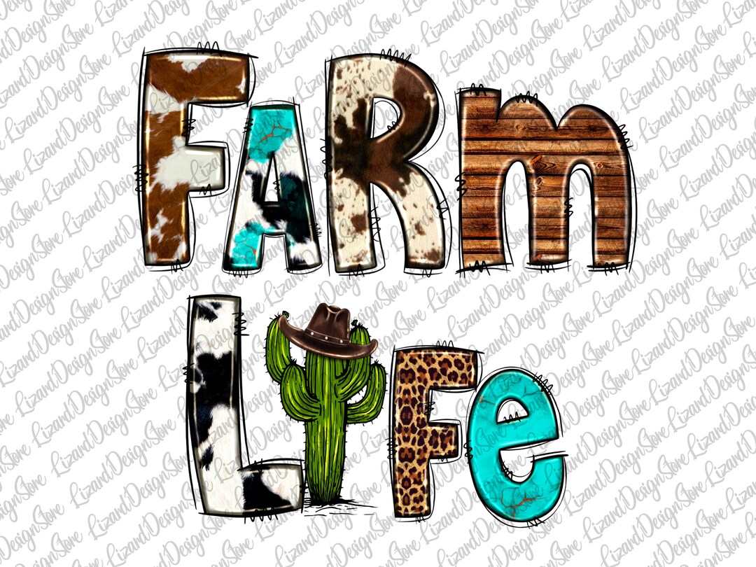 Farm Life Png, Western Farm Life Png Sublimation Design, Western Design ...
