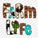 Farm Life Png, Western Farm Life Png Sublimation Design, Western Design ...