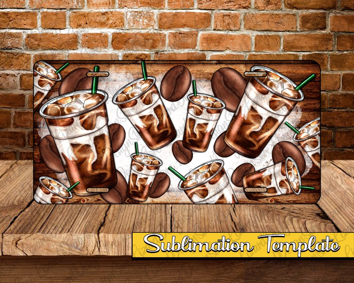 Coffee License Plate Png Coffee Png License Plate Plate - Etsy