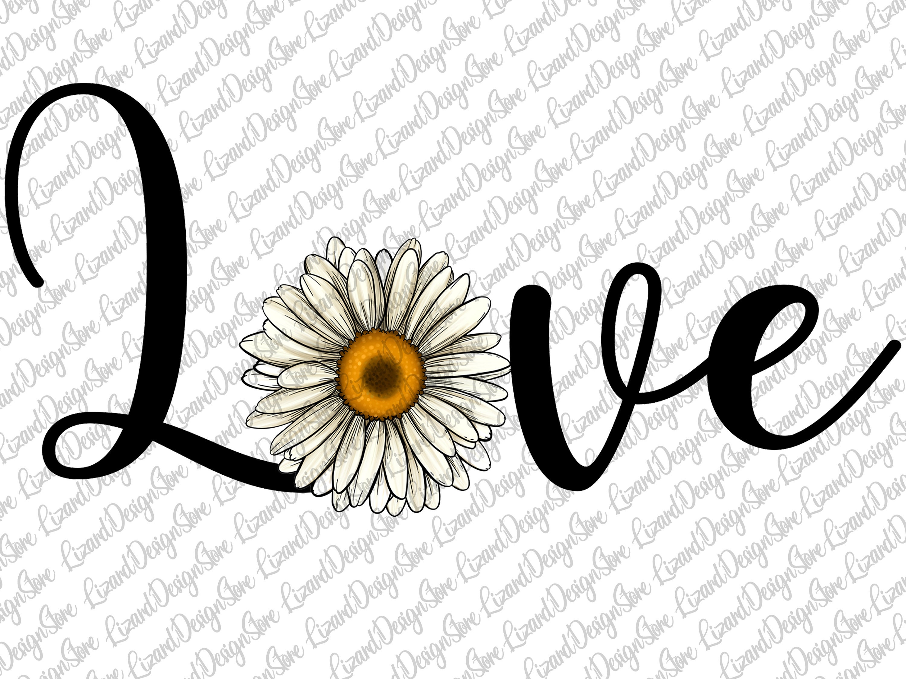 Faith Hope Love Daisy Bundlefaith Hope Love Daisy Flower | Etsy