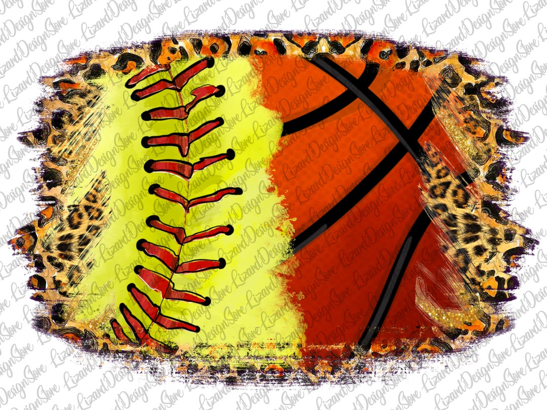 Softball and Basketball Background Design, Softball Png, Softball ...