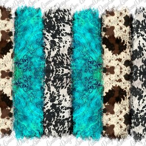 Turquoise Western Cowhide Background Png, Cowhide Brush Strokes Png ...