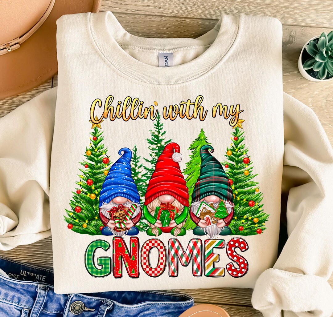 Christmas With My Gnomies Png, Christmas Gnomes Png, Christmas Teacher ...