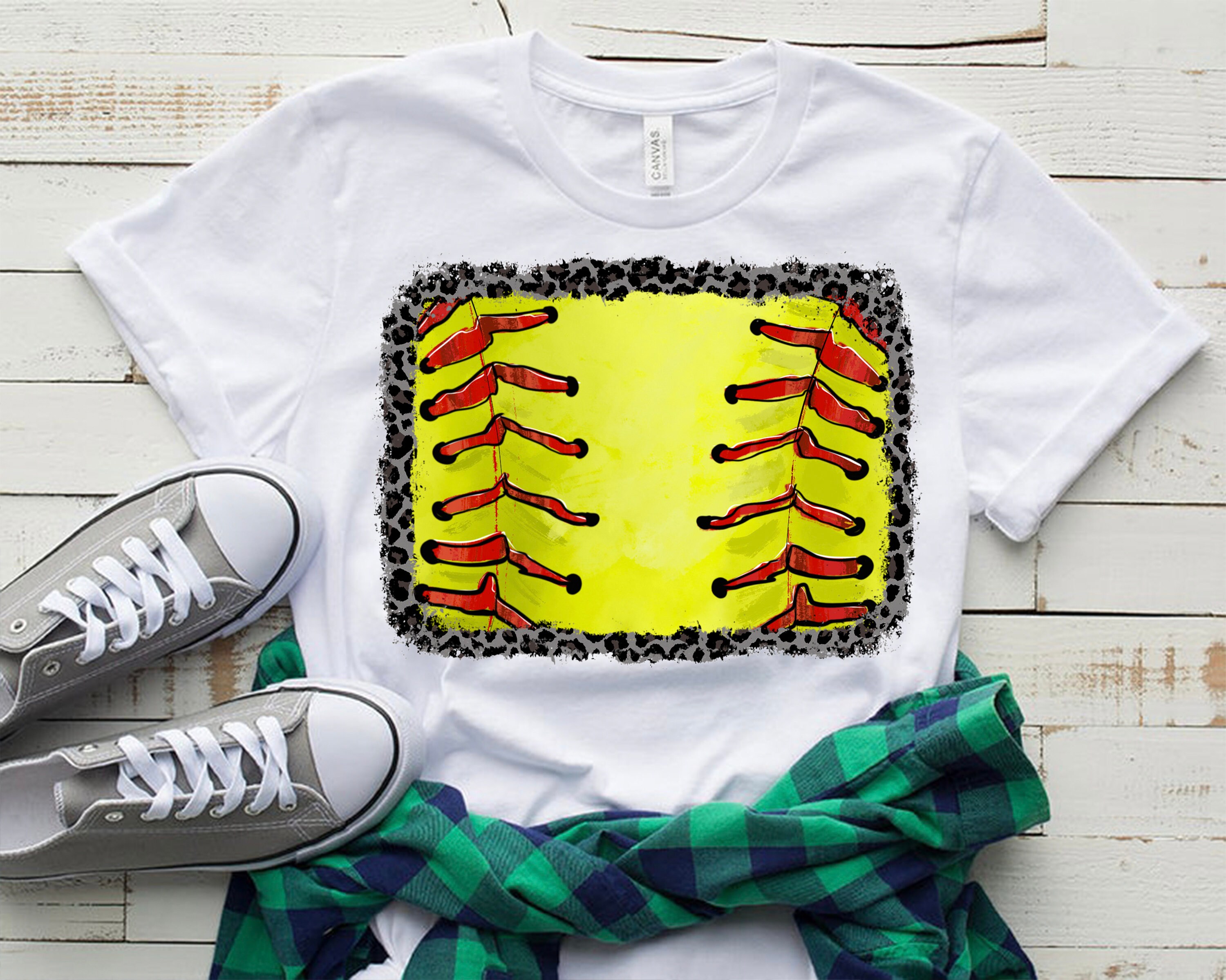 Distressed Softball Frame Design Background PNG Design | Etsy