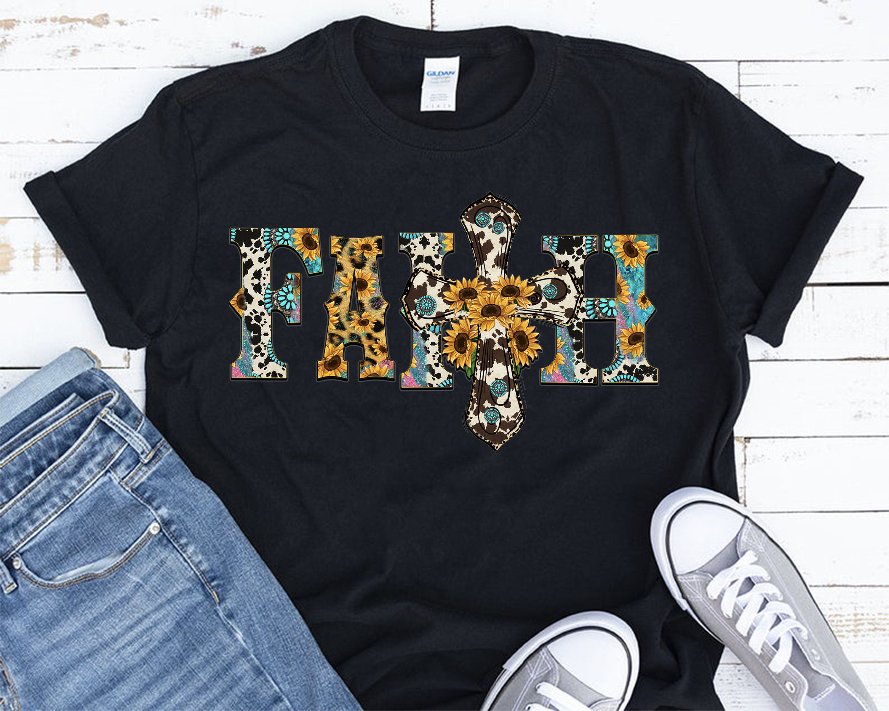 Faith Png Western Faith PNG Gemstone Faith Cross Png - Etsy