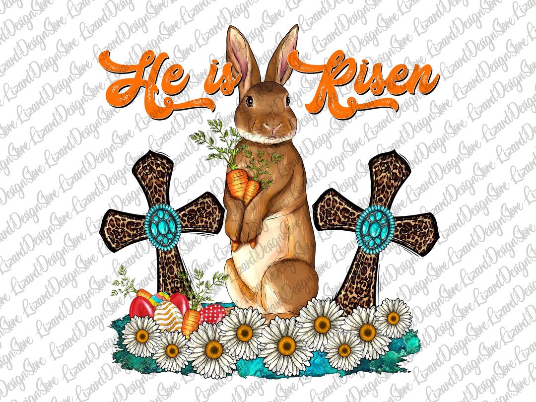 He is Risen Matthew 28.6, Happy Easter PNG, Easter,cross Png, Christian ...
