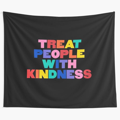 Treat People With Kindness Harry Styles Wall Tapestry Harry - Etsy