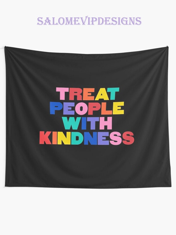 Treat People With Kindness Harry Styles Wall Tapestry Harry - Etsy