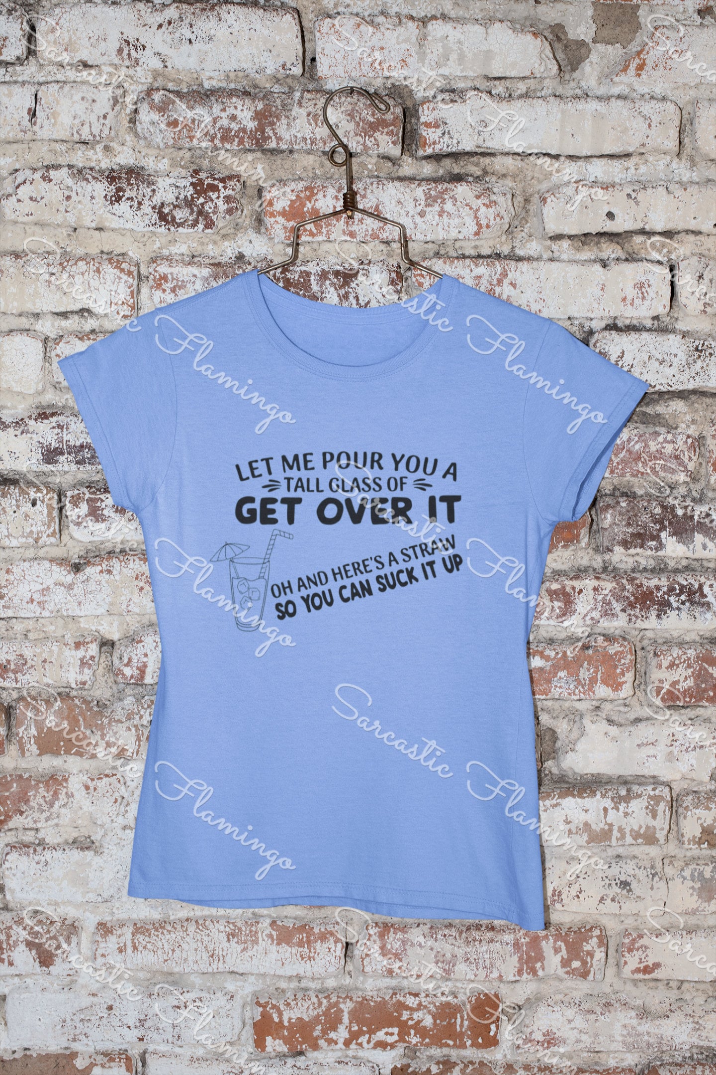 Let Me Pour You a Tall Glass of Get Over It SVG PNG DXF - Etsy
