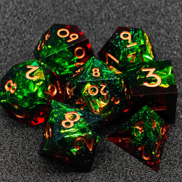 Neon Dice - Etsy