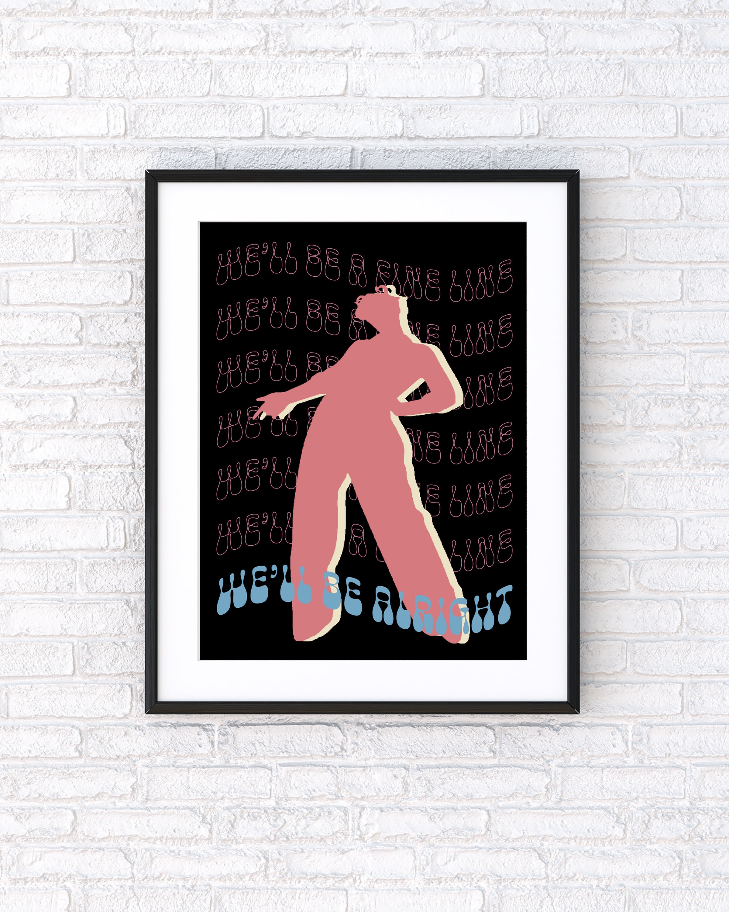 Prints Wall Hangings Wall Décor Harry Styles Fine Line Retro Poster ...