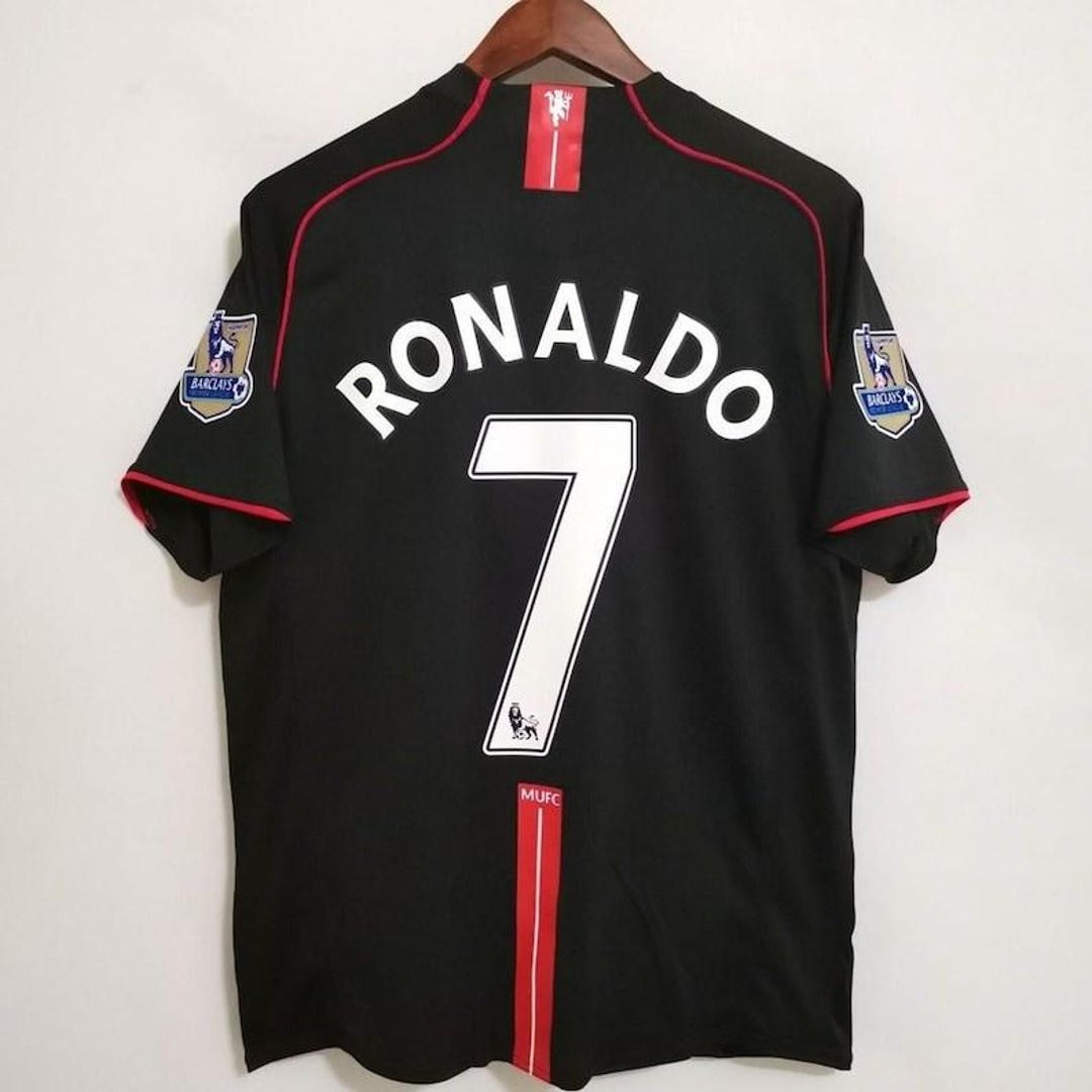 Cristiano Ronaldo Jersey Ronaldo Jersey _ Retro 2007-2008 Manchester ...