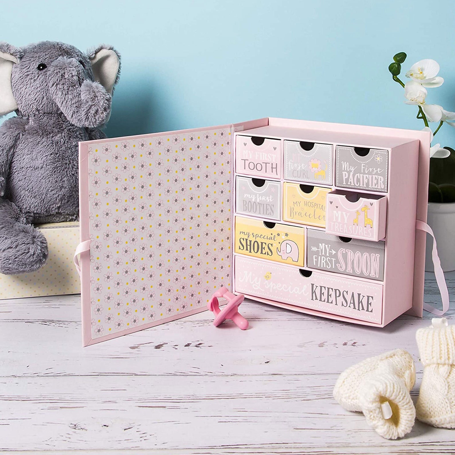 Baby Keepsake Box Baby Memory Box Newborn Gift Basket - Etsy