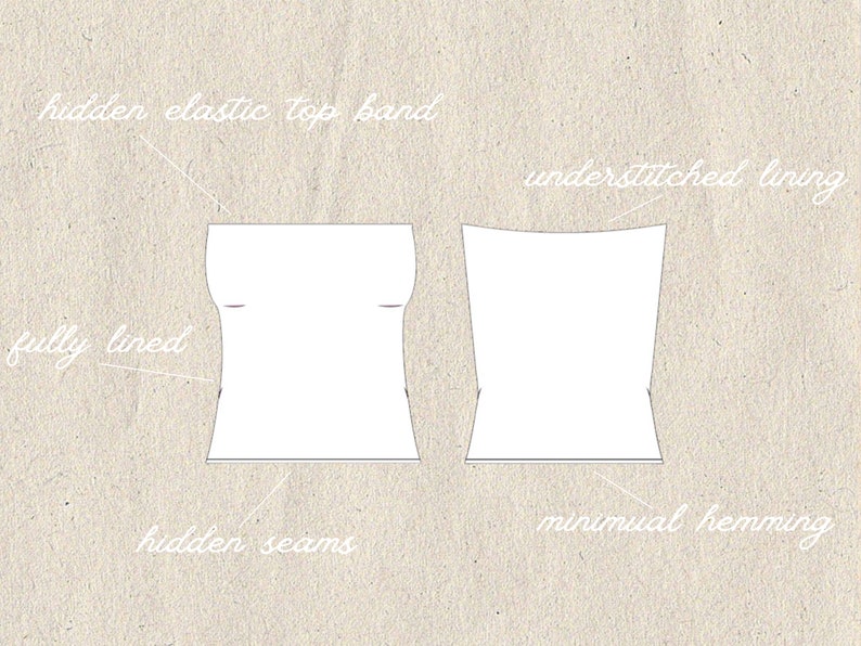 Tube Top Sewing Pattern | Easy, Beginner Friendly Sewing | US Size 0-22 ...
