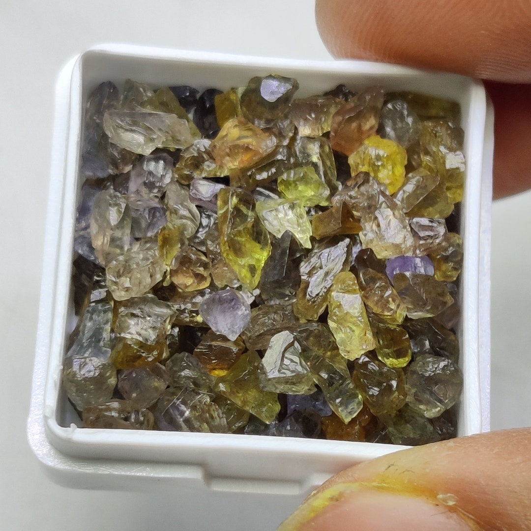 Natural Zoisite Tanzanite Crystal Lacky Box Bag Many More Colors Weight ...