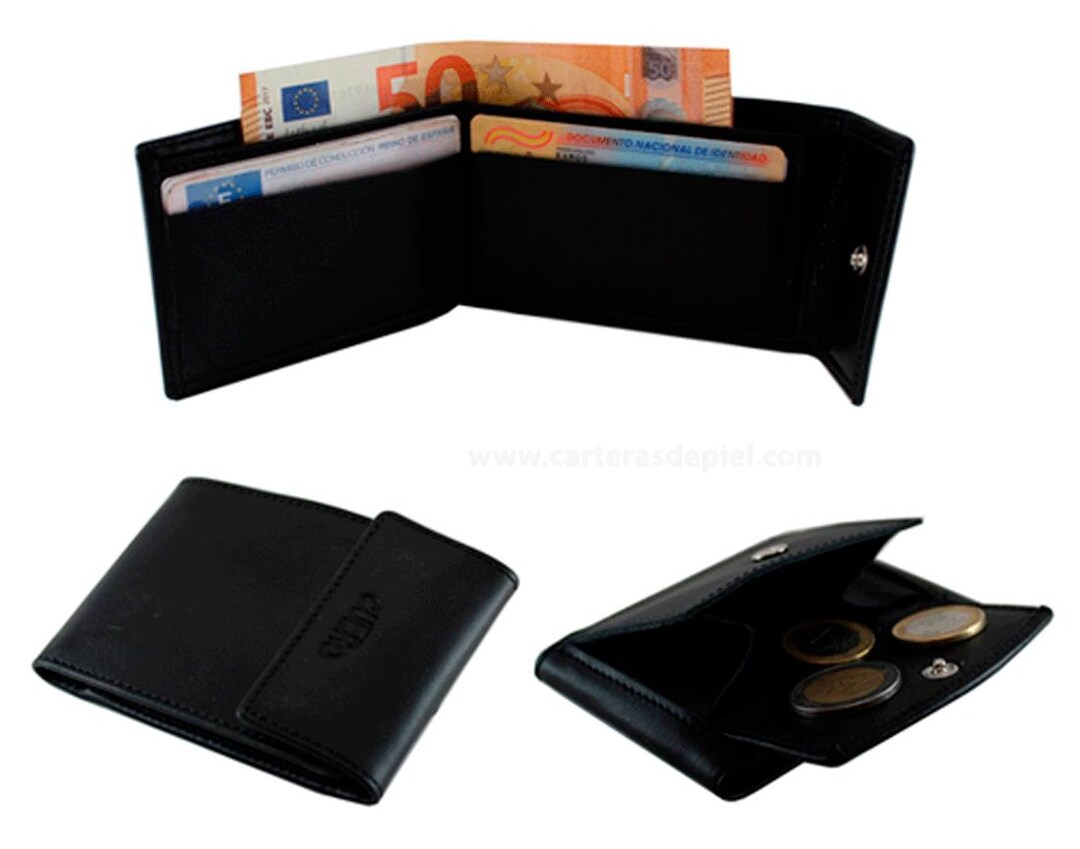 Small and Compact Wallet With Large Capacity Made of 100% Genuine ...
