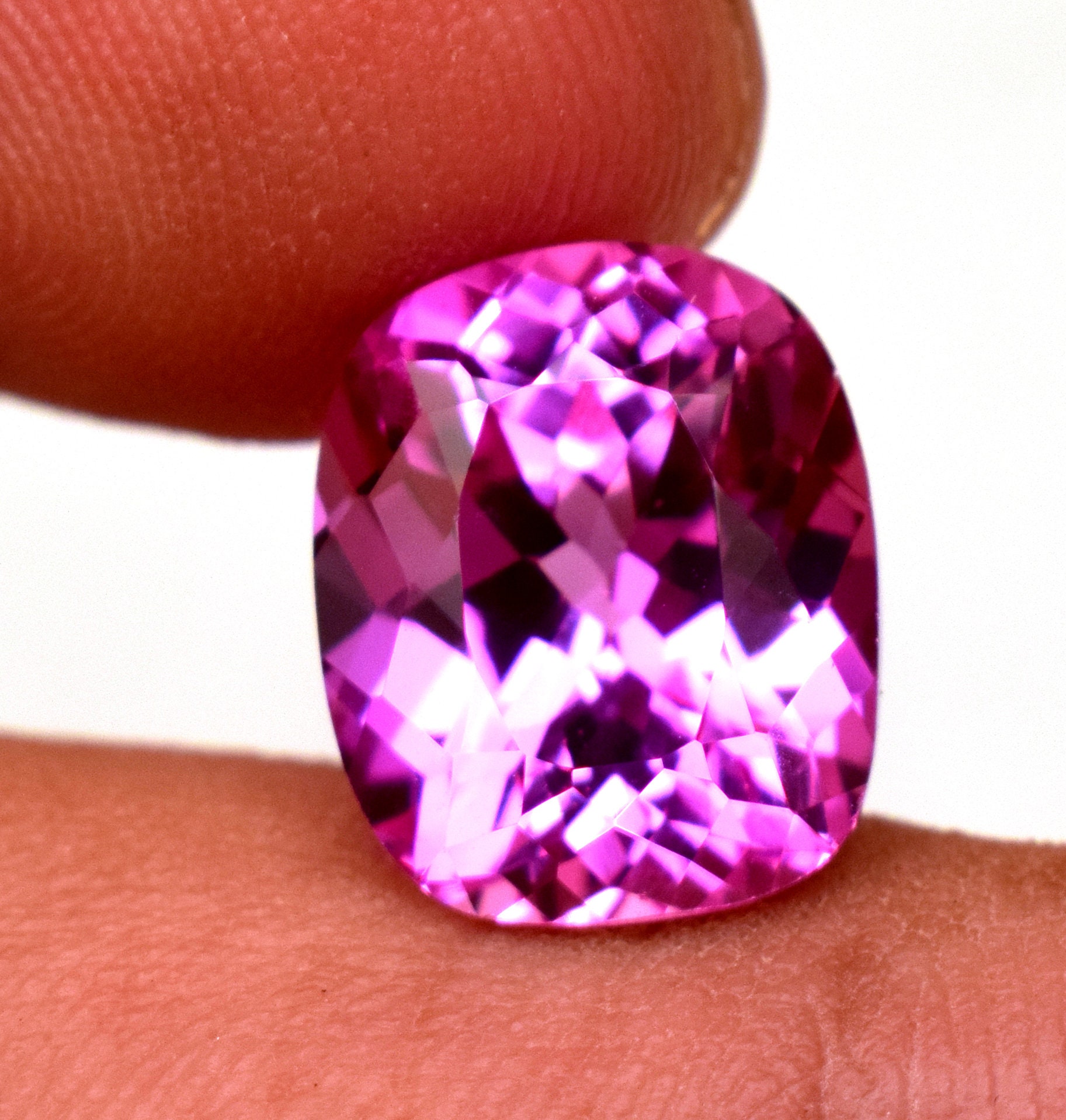 Natural Top Pink Color Sapphire From Sri Lanka Certified 7.10 Ct ...