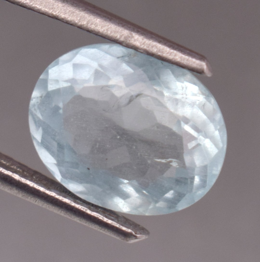 Natürlicher blauer Aquamarin Oval Cut 255 Ct Loser Edelstein - Etsy.de