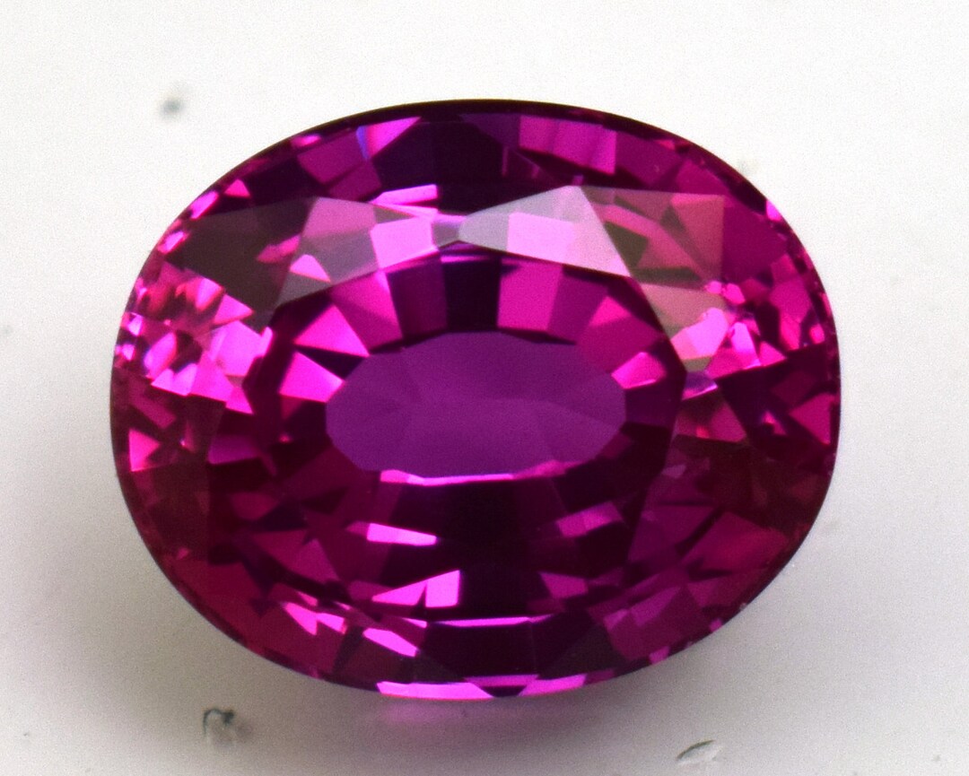 Natural Certified Pink Topaz 7.45 Ct Oval Cut Loose Gemstone for Ring ...