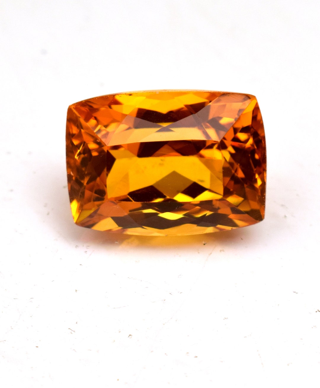 Natural Madeira Orange Yellow Citrine 15.70 Ct Cushion Cut Loose ...