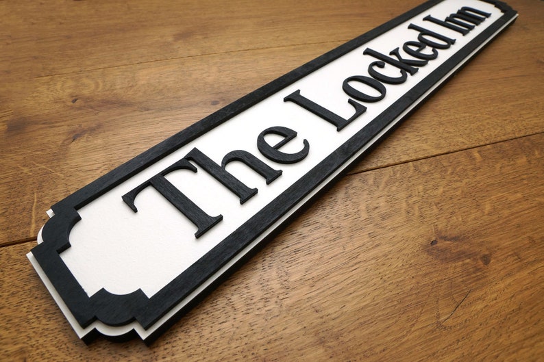 Personalised Street Sign Custom Wooden Vintage Style / Pub / - Etsy