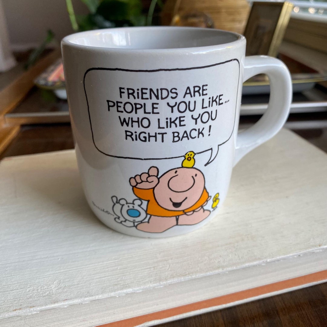 Vintage ZIGGY Friends Stoneware Mug - 1984 American Greetings - Etsy