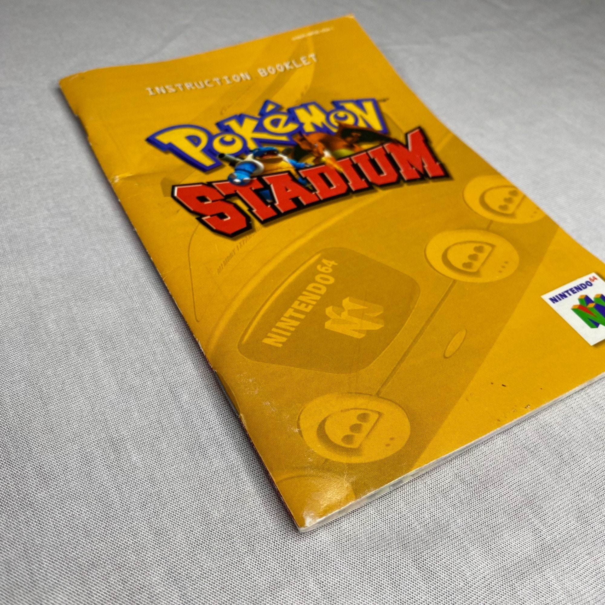 Pokemon Stadium N64 Instruction Booklet nintendo 64, 2000 MANUAL ONLY ...