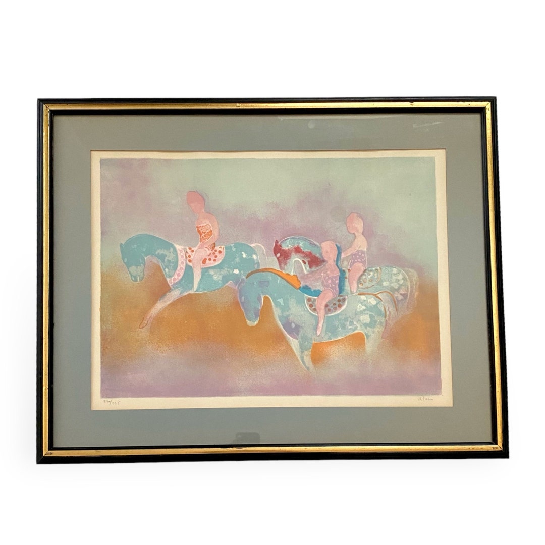 Vintage Fred Frits Klein Signed & Numbered Lithograph Art Print W/ COA ...