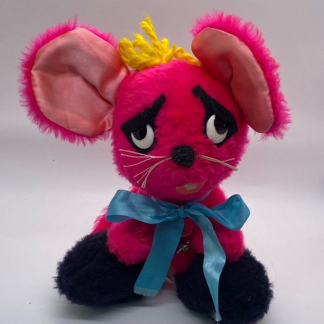 Vintage Happiness Aid by Well Made Toys Wind up Musical Pink Mouse ...