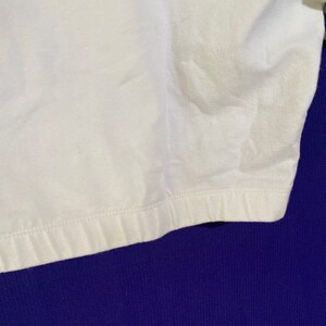 Vintage Pro Spirit Cropped White Blue & Green Stripe Mock Neck Shirt XL ...