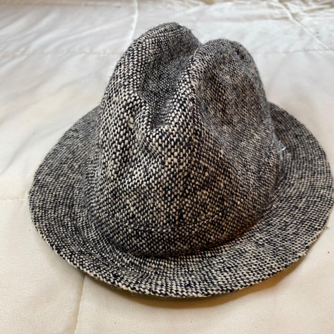 Vintage Donegal Tweed Wool Trilby Hat Abercrombie & Fitch Hats of ...