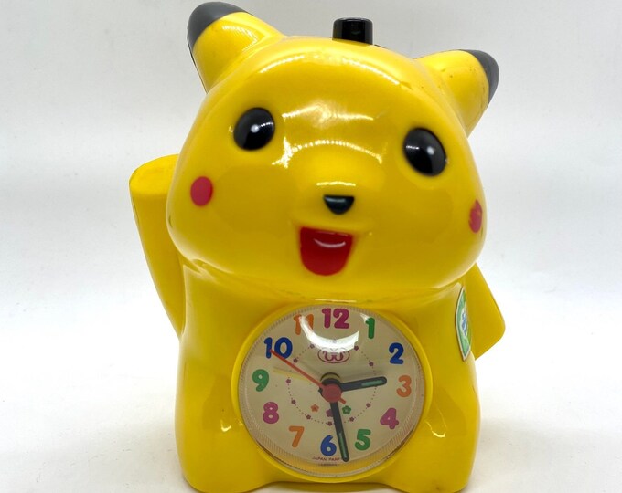 Rare Vintage Pokemon Pikachu 90s Talking Alarm Clock Japan Working - Etsy