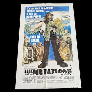 Vintage "the Mutations" 1974 Original One Sheet Movie Poster (27x41) - Etsy
