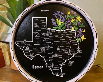Texas State Serving Tray - Etsy
