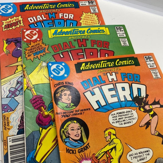 Vintage Adventure Comics Dial h for Hero DC Comic - Etsy