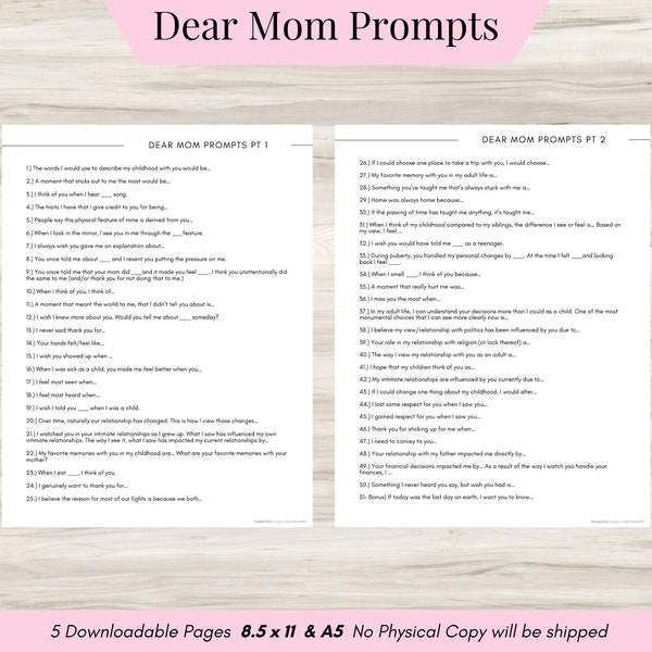 Mother Journal - Etsy