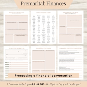 Pre Marital Financial Processing, A Financial Conversation With Your ...