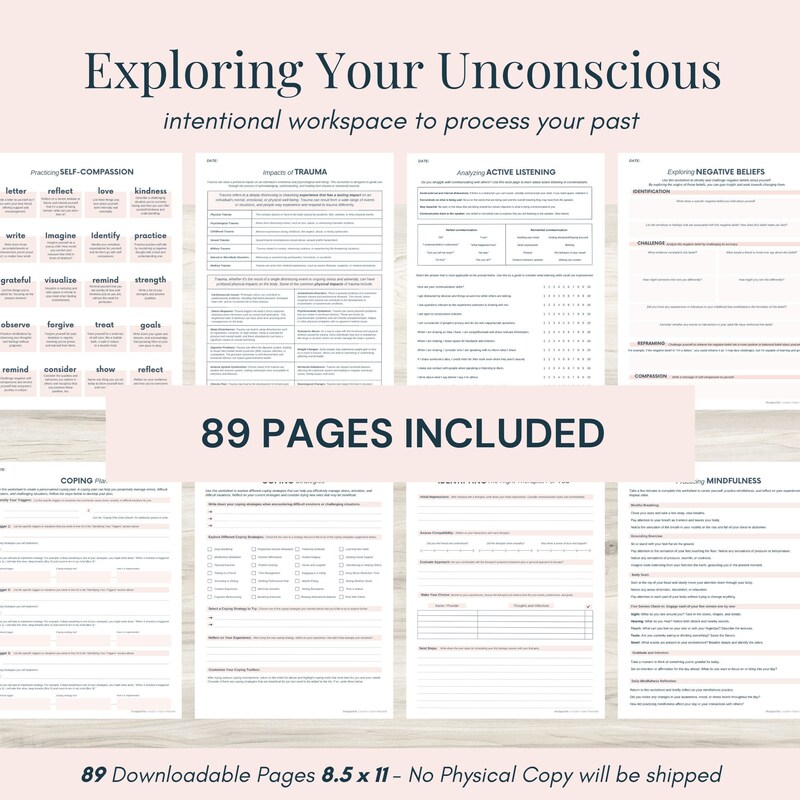 Unconscious Template - Etsy UK