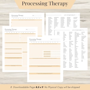 Processing Therapy, Finding a Therapist, Goals and Envisioning the ...